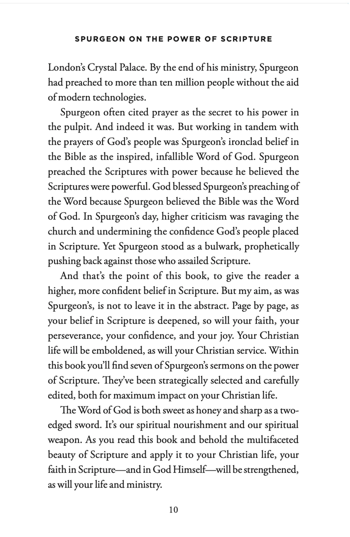 Spurgeon on the Power of Scripture & Piercing Heaven - Store - Truth ...