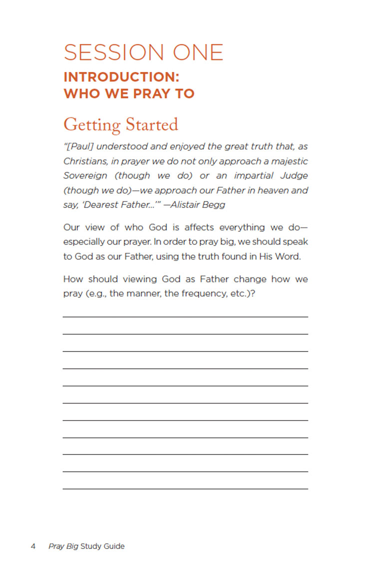 ‘Pray Big’ Study Guide - Store - Truth For Life