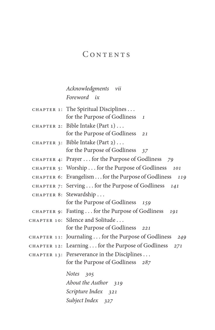 Spiritual Disciplines for the Christian Life - Store - Truth For Life
