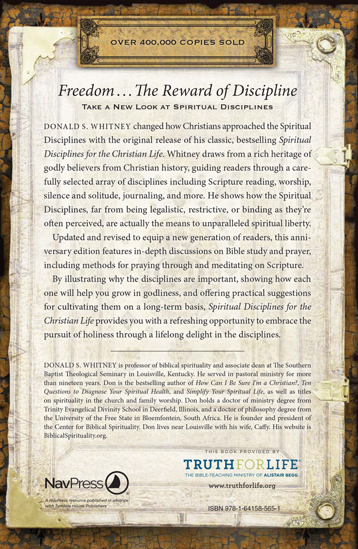 Spiritual Disciplines for the Christian Life - Store - Truth For Life