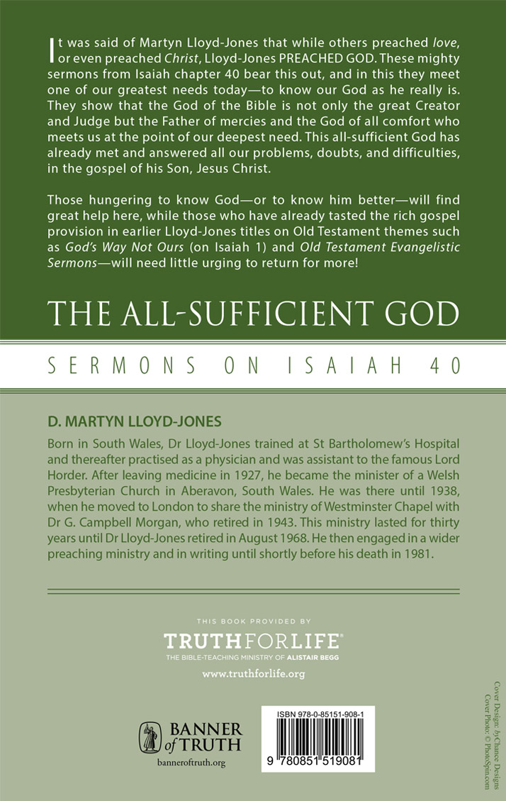 The All-Sufficient God - Store - Truth For Life