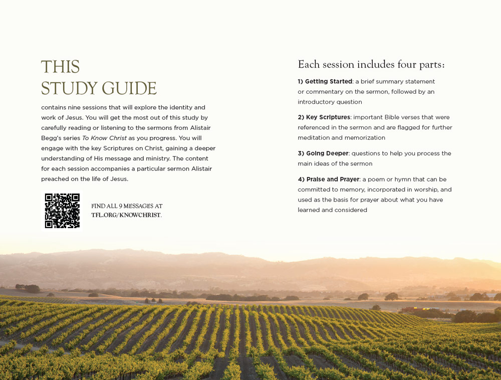 ‘To Know Christ’ Study Guide - Store - Truth For Life