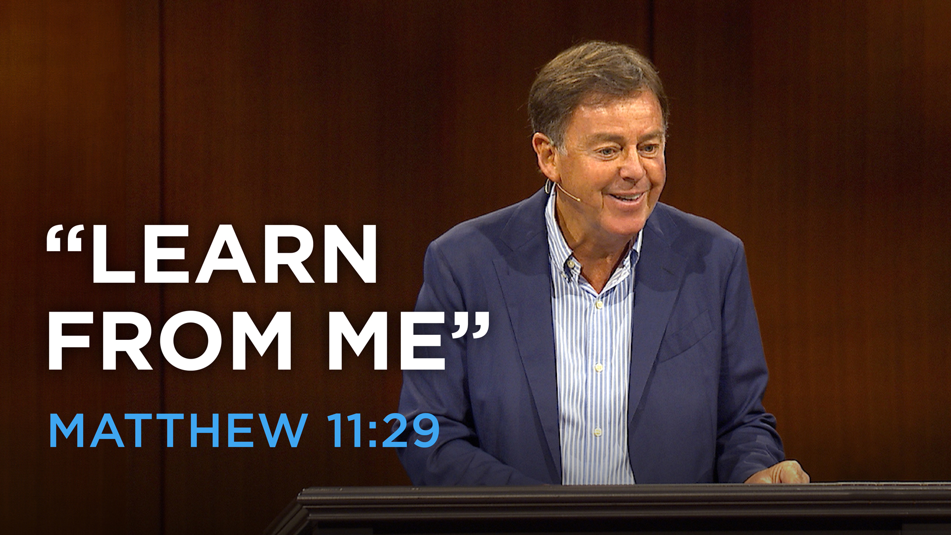 “Learn from Me” - Archive - Truth For Life